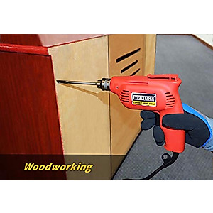 Wild Edge Corded Drill, Keyed Chuck 3/8-Inch, 3.0-Amp Portable Hand Drill (SCD3A)