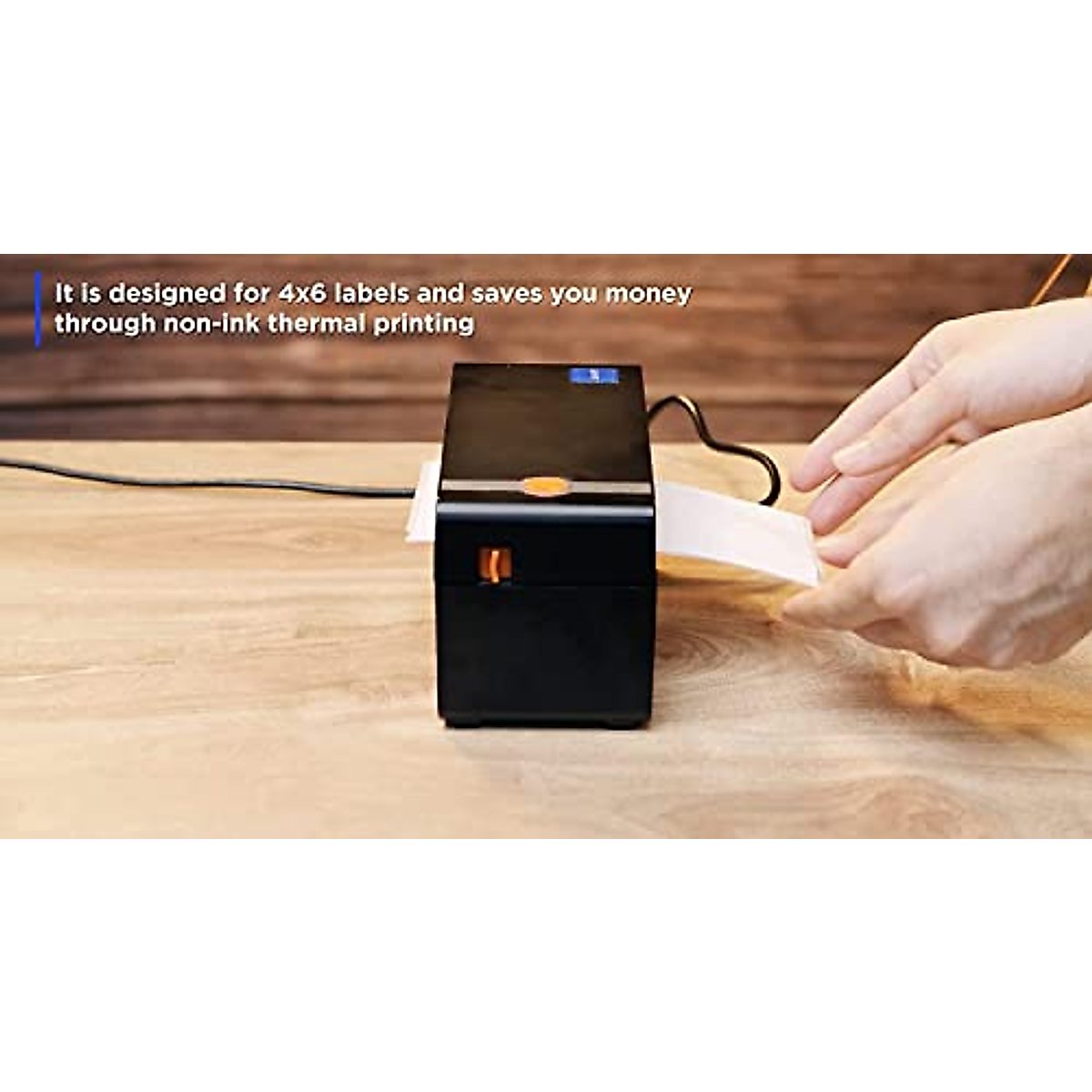 Beeprt BY426BT | High Speed Thermal Label Printer for 4X6 Labels | Bluetooth Enabled | Free Label Holder | Compatible with Windows, MacOS, Android and iOS Systems | 12 Month Free Replacement Warranty…