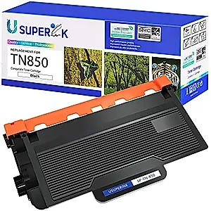 SuperInk 1 Pack Replacement Black Toner Cartridge Compatible for Brother TN850 TN-850 High Yield Toner DCP-L5500DN DCP-L5600DN Laser Printer