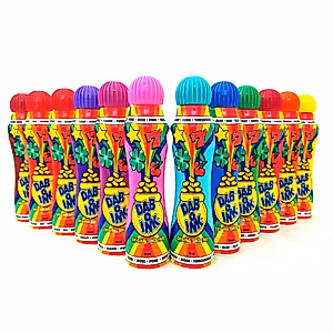 Dab-O-Ink Bingo Dauber - 3 oz - 12 Pack - Assorted Colors