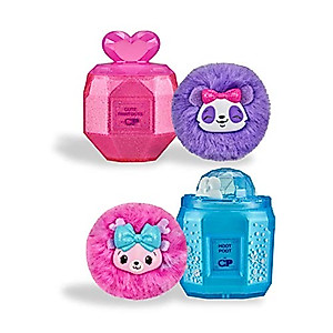 Pikmi Pops Cheeki Puffs - 1pc Collectible Scented Shimmer Plush Toy in Small Perfume - 2 Pack, Multicolor