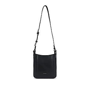 Pixie Mood Belle 9.8 x 10 Vegan Leather Crossbody Bag, Black