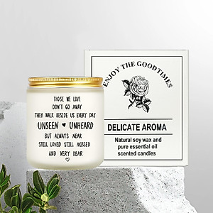 Sympathy Gifts Memorial Gifts for Loss of Loved, Unique Memorial Bereavement Gifts Memorial Gift, Lavender Scented Candle, Thinking of You, Get Well Soon, Comfort Condolences Candle