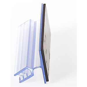 Displays2go Magnetic Price Tag Holders, Tooth-Like Gripper, Plastic, Set of 100 (Clear) (GRIPHINGEM)