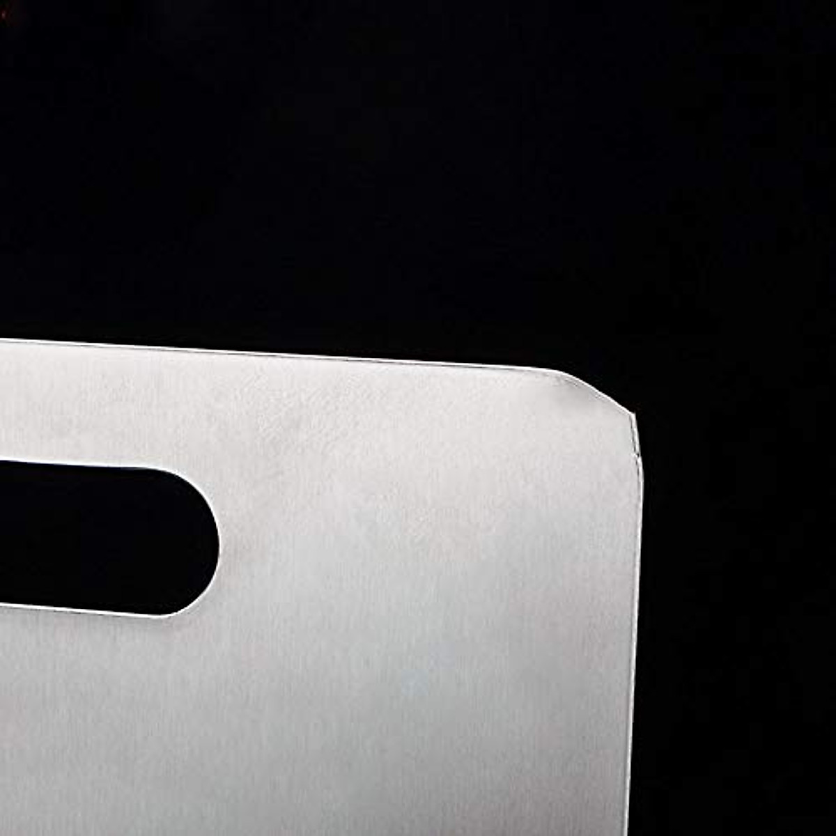 GULRUH Wood Cutting Boards for Kitchen, Multi-Function Stainless Steel Cutting Board Home Kitchen Rectangular Board Chopping Board Kneading Dough Cutting Boar