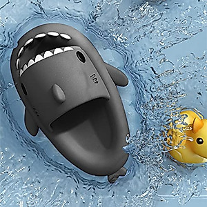 Metogo Cloud Shark Slides Non-Slip Open Toe Slippers Kids Cute Lightweight EVA Sandals