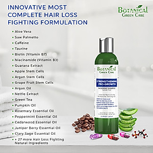 Strengthening Pro-Growth Shampoo, Hair Loss Therapy. Thickening Shampoo for Thinning Hair, Hair Loss Shampoo