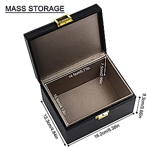 Faraday Box, [Newest Version] Diyife Key Fob Protector, RFID Box for Car Keys, Carbon Fiber Signal Blocker for Keyless Fob, Car Key Signal Blocker Cage, Signal Blocking Box for Car Keys Phones