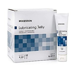 McKesson Lubricating Jelly Sterile 4 oz. Tube 1 Each 16-8919