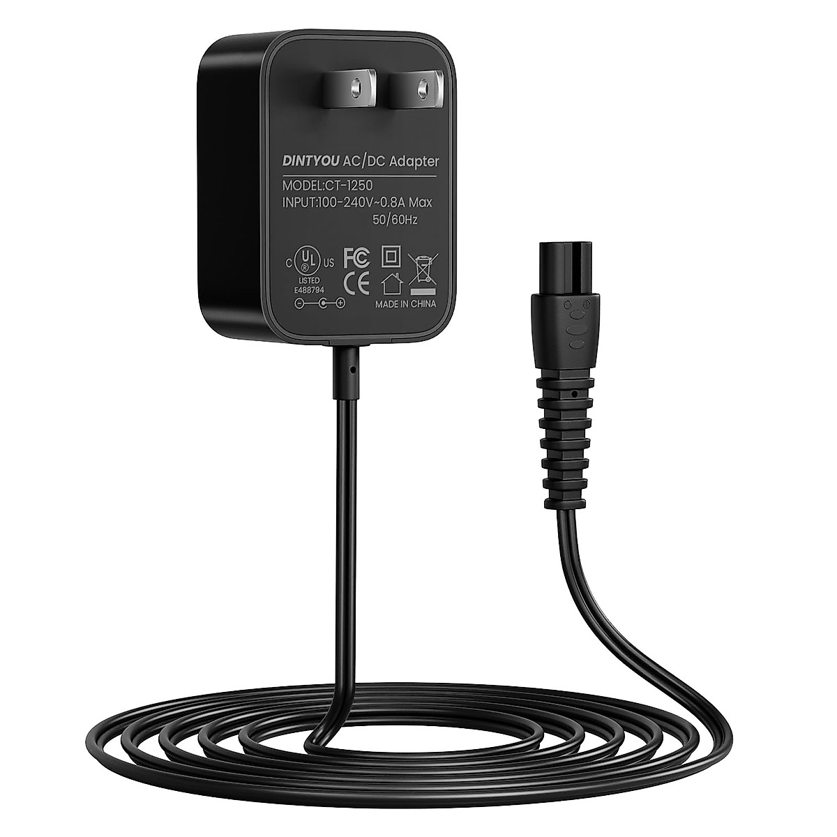 Replacement for Bissell Pet Hair Eraser Charger, Power Cord Compatible with Bissell 2390 2390A 23903 2284W 2284 14.4V Lithium Ion Cordless Handheld Vacuum 1614206 Adapter