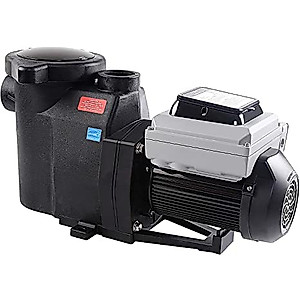 BLUE WORKS 1.5HP Variable Speed Pool Pump, Inground Swimming Pool Pump, 230V, 2 Years USA Warranty, BLPVS2015P