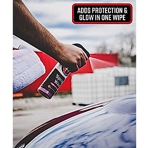 Adam's Spray Wax 16oz - Premium Infused Carnauba Car Wax Spray For Shine, Polish & Top Coat Paint Protection | Car Wash Enhancer & Clay Bar Lubricant | Car Boat Motorcycle RV Detailing