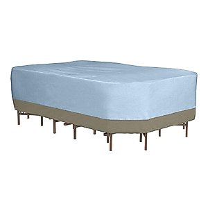 [monsoon] Medium 105 in. Rectangle Patio Table with Chairs Cover 105L x 82W x 32H