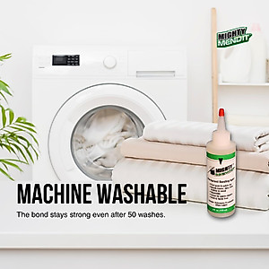 Mighty MENDIT™, Permanent Fabric Adhesive, Flexible Stretchable Washable, Clear, 4 oz, Plus Mighty GEMIT™, Embellishing Adhesive, 1 oz. Includes 50 Gems