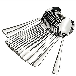 HOMMP Coffee Spoon, 16-Piece Stainless Steel Demitasse Espresso Spoons