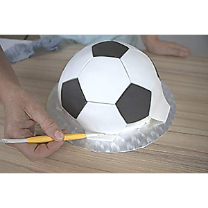 PME Football/Soccer Pattern Cutters, Standard, White