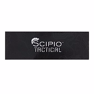 Scipio ST1001 Grunt Fixed-Blade Knife with Protective Leather Sheath, Small, 3" Blade