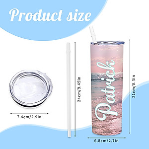 Personalized Girls Trip Gifts for Women - Custom Beach Vacation Tumbler with Lid and Straw, Girls Trip Weekend Cups with Name, 2025 Girl Trips Tumbler, Family Trip Gift, Bachelorette Trip Vacation Cup