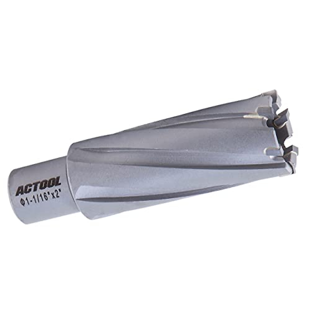 ACTOOL 1-1/16'' Diameter x 2'' Depth of Cut Carbide Tipped TCT ANNULAR Cutter with 3/4'' Weldon Shank
