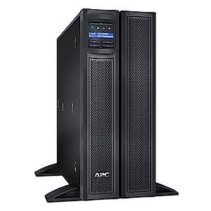 APC Network UPS, 3000VA Smart-UPS Sine Wave, Short Depth UPS with Extended Run Option, SMX3000HVT, Tower/4U Rack Convertible, Line-Interactive, 208V