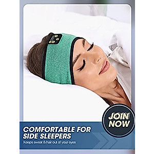 Fulext Sleep-Headphones-Headband-Bluetooth - Headphones for Sleeping Sleep Mask Headphones with Thin HD Stereo Speakers Perfect for Side Sleepers,Insomnia,Sport,Travel Best Gifts for Men Women