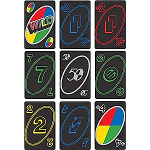 Mattel Games UNO Premium 50th Anniversary Edition Matching Card Game Featuring Commemorative Coin & 112 Cards, Game Night, Kids & Collectors Gift Ages 7 Years & Older.