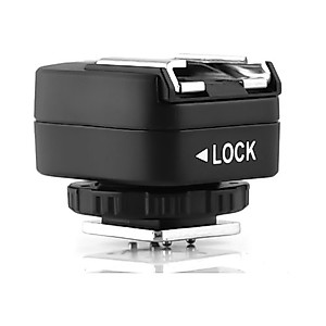 Pixel TF-322 Flash Hot Shoe Sync Adapter with Extra PC Sync Port Dedicated for Nikon DSLR & Flashgun