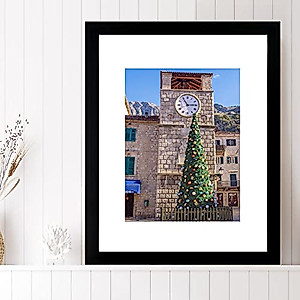 SESEAT 16x20 Picture Frame Black, Display Pictures 11x14 with Mat or 16x20 without Mat, Photo Frames Wall Gallery, 1 Pack