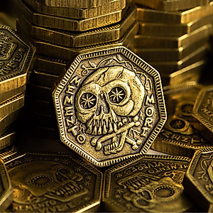 Memento Mori Brass Coin | Memento Vivere Stoic Reminder Token