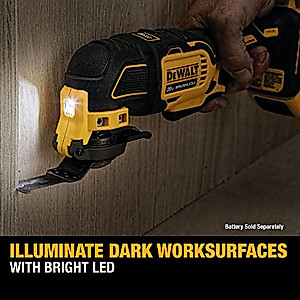 DEWALT ATOMIC 20V MAX* Oscillating Tool, Cordless, Oscillating, Tool only (DCS354B)