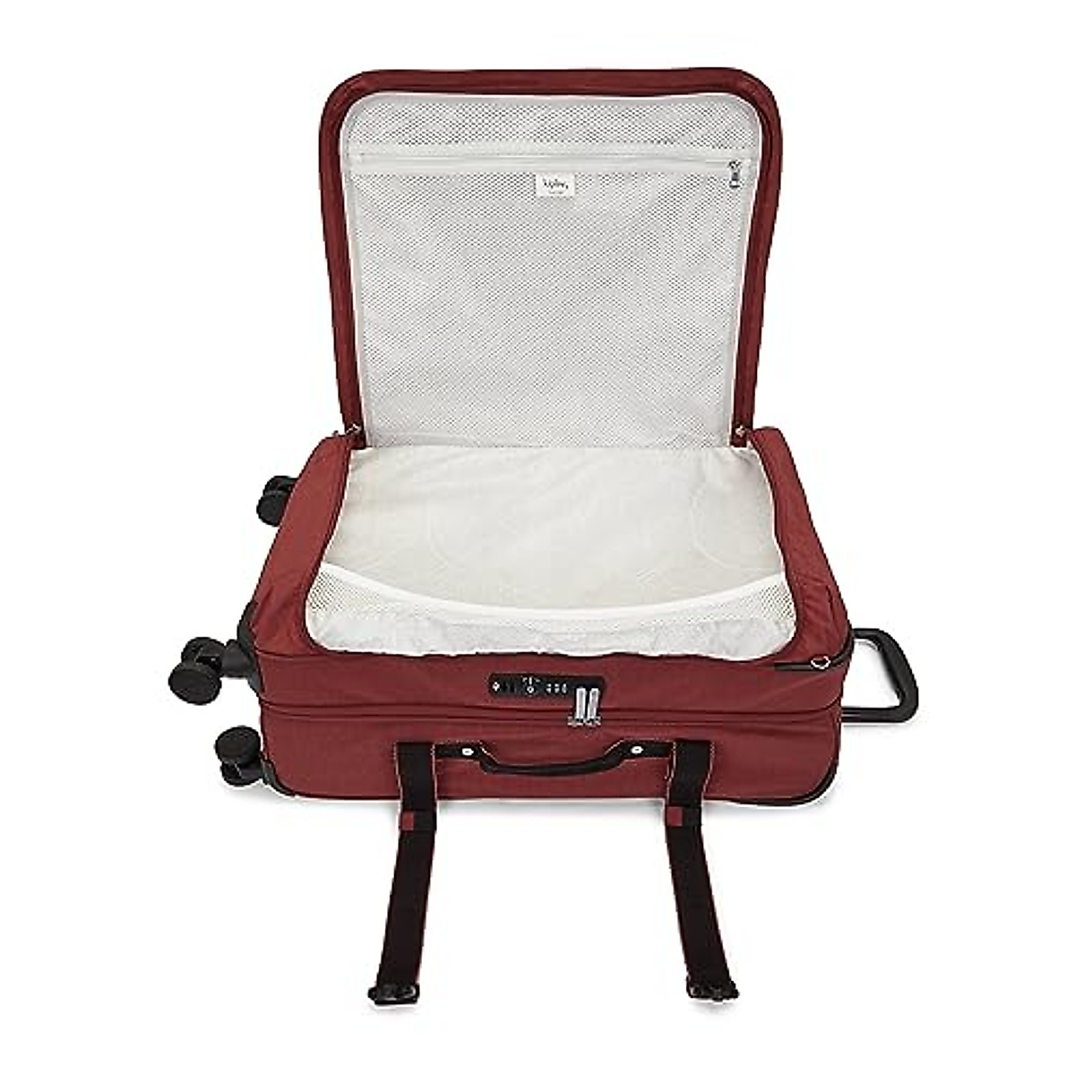 Kipling Women's Spontaneous Medium 4 Wheel LuGGage Flaring Rust