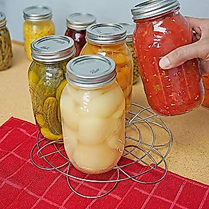 Southern Homewares Canning Rack Reversible Stacking System - For Pressure Cooking Canning Mason Jars Food Storage - 2 Pack