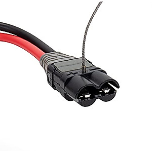 Camco Trac Outdoors High-Current Connector Kit, 8 Gauge | Upgrade Your Trolling Motor Connectors to High-Current 12V or 24V Power | for 60 Amp 12/24/36V Power (69441), Black