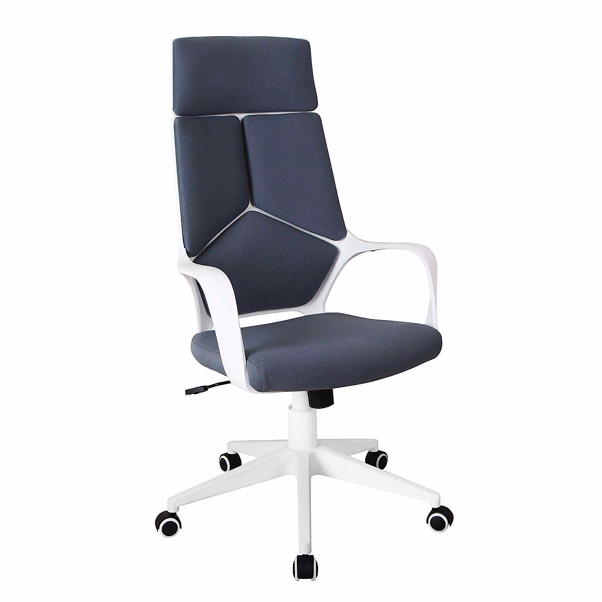 Unbranded1 High Back Office Swivel Computer Chair - Black & White - Modern Style - Office Gaming Chair - Ergonomic - 26" W x 27" D x 45.75-49.25" H - 200 Lbs Capacity