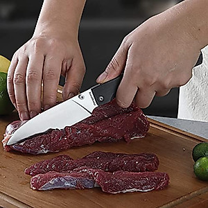 ZhengSheng 4.5" Folding Utility Knife 440A Stainless Steel Blade G10 Handle Pocket Foldable Fruit knife peeling knife for Outdoor Camping Activities