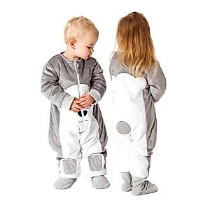 babystudio Premium Sleep Sack with Feet (POLAR BEAR, 0-6 Months) (Polar Bear, Medium (6-18M))