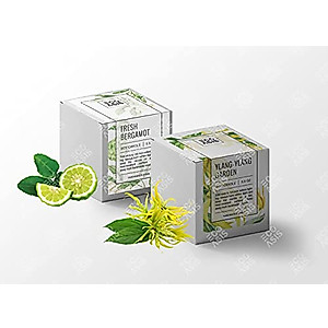 Bubble Candle Bundle Pack of 2, Trendy Home Decor Candle, Bergamot & Ylang-Ylang Essential Oil Scented Aromatherapy, Premium Handmade Soy Wax Rubik's Cube Candle