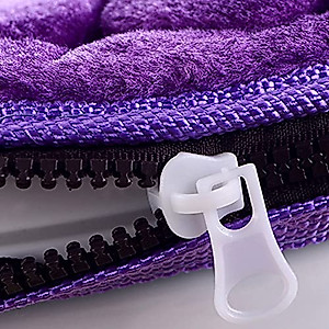 Toilet Seat Cover Pad Soft Toilet Seat Cushion Toilet Seat Warmer Washable Toilet Seat Cover Mat With Zipper Closure Toilet Seat Mat U Shaped Toilet Seat Covers For Bathroom Toilet Seat Cover Pad With