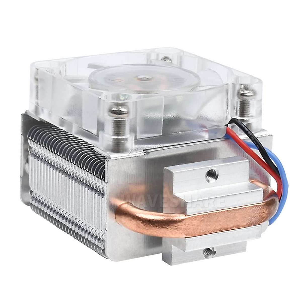 Low-Profile ICE Tower Cooling Fan for Raspberry Pi 4 3 Model B B+ Super Heat Dissipation 5mm Copper Tube Powerful RGB Colorful LED More Efficient @XYGStudy