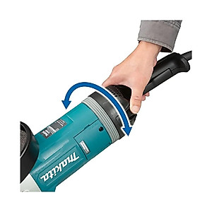 Makita GA9080 9" Angle Grinder, with Rotatable Handle, and Lock-On Switch