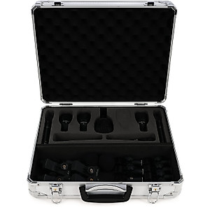 Audix FP7 Fusion Series 7-piece Drum Mic Kit for Kick, Snare, Toms, and Overheads with Travel Case - Black
