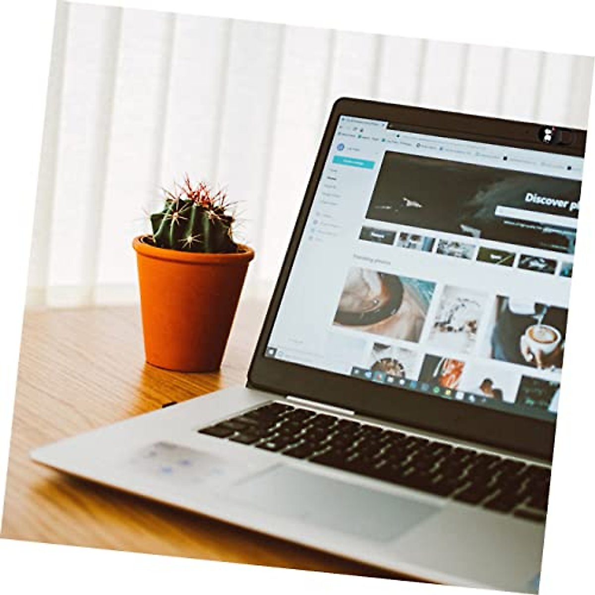 SOLUSTRE Computer Camera Computers Laptops 6pcs Web Pattern Laptop Slide Camera Webcam Self Tablet Adhesive Phone Decoration with Blocker Cover Lovely Computer Camera Pc Camera