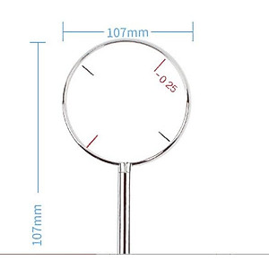 Holyavision Optical Cross Cylinder Ophthalmic Lens Diopters Optometry Accessories Optics Lens Optical Tool 4pcs(2pcs 0.25/2pcs 0.50)