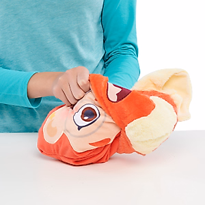 Disney and Pixar Turning Red Meilin Lee Reversible 11-inch Plushie Character Head, Kids Toys for Ages 3 Up by Just Play
