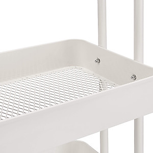Amazon Basics 3-Tier Rolling Utility or Kitchen Cart - White