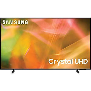 SAMSUNG 85-Inch Class Crystal 4K UHD AU8000 Series HDR, 3 HDMI Ports, Motion Xcelerator, Tap View, PC on TV, Q Symphony, Smart TV with Alexa Built-In (UN85AU8000FXZA, 2021 Model)