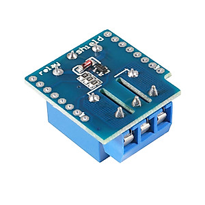 DORHEA ESP8266 ESP-12F NodeMcu D1 Module WeMos Lua 4M Bytes WLAN WiFi Internet Development Board + Relay Shield + 2.54mm 40Pin Single Row Male Pin Header - 3Set