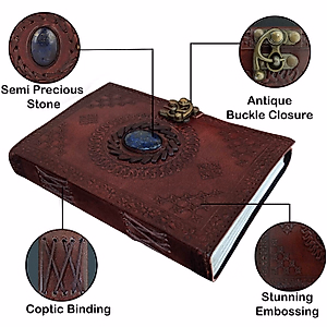 RUSTIC TOWN Leather Knife Roll & Leather Journal - A Perfect Combo for Chefs