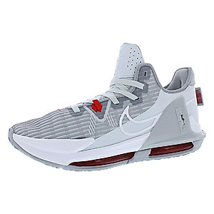 Nike Mens Lebron Witness VI Basketball Shoes CZ4052-003 (Pure Platinum/Wolf Grey, 11.5)