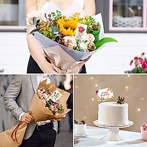 Zreneyfex 30 Pieces 13 Inch Metal Wire Floral Picks Wire Table Name Number Picture Holder Place Card Holders Photo Holder Stand Memo Holder for Wedding Birthday Party Favor